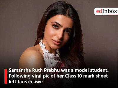 Samantha Ruth Prabhu was a model student. Following viral pic of her Class 10 mark sheet left ...